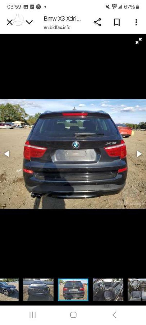 Black BMW X3 2017 in Kaunas, with an engine capacity of 2.00 L and mileage of 160 thousand km for 7800 €, photo 7 on AUTOMOTO.COM.LV