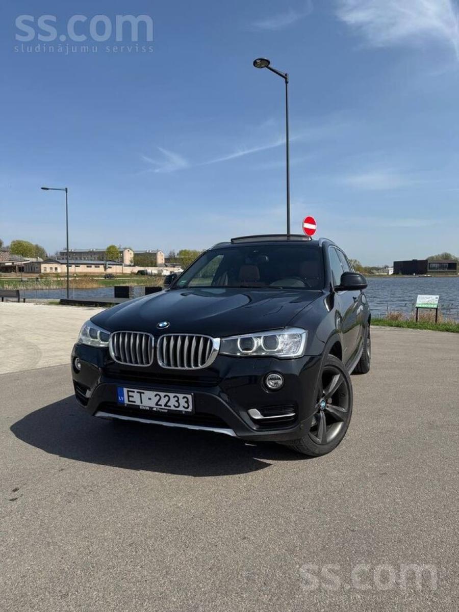 Melns BMW X3 2017 Rīga, ar dzinēja tilpumu 3.00 L un nobraukumu 250 tūkst. km par 19999 €, foto 1 vietnē AUTOMOTO.COM.LV