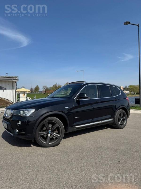 Black BMW X3 2017 in Riga, with an engine capacity of 3.00 L and mileage of 250 thousand km for 19999 €, photo 2 on AUTOMOTO.COM.LV