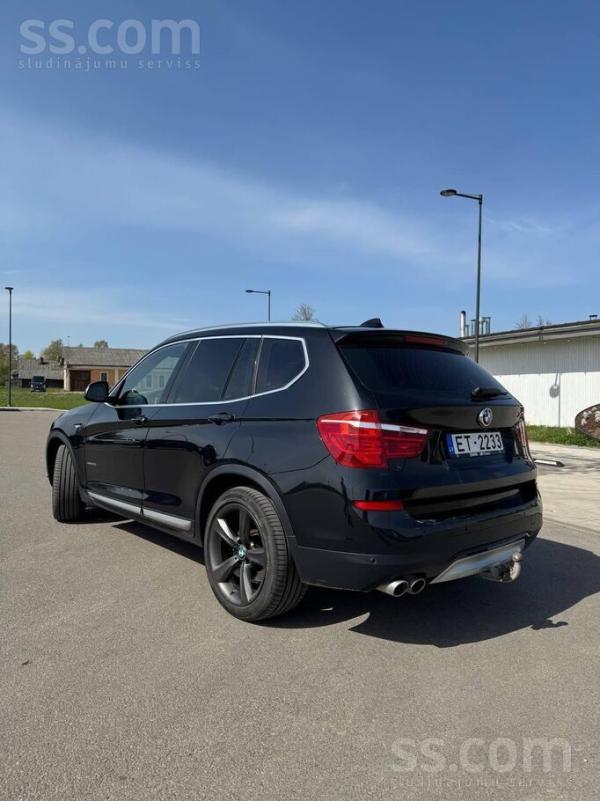 Black BMW X3 2017 in Riga, with an engine capacity of 3.00 L and mileage of 250 thousand km for 19999 €, photo 3 on AUTOMOTO.COM.LV