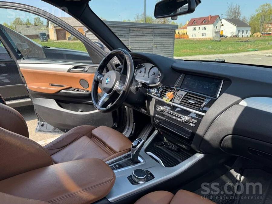 Melns BMW X3 2017 Rīga, ar dzinēja tilpumu 3.00 L un nobraukumu 250 tūkst. km par 19999 €, foto 5 vietnē AUTOMOTO.COM.LV