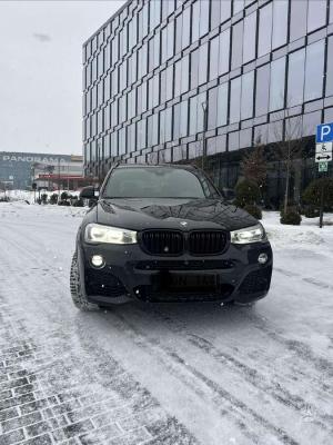 Black BMW X3 2017 in Vilnius, with an engine capacity of 2.98 L and mileage of 147 thousand km for 15000 €, photo  on AUTOMOTO.COM.LV