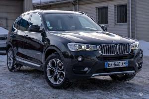 Black BMW X3 2017 in Vilnius, with an engine capacity of 2.00 L and mileage of 270 thousand km for 14500 €, photo  on AUTOMOTO.COM.LV