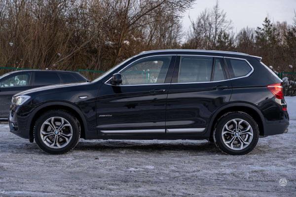 Melns BMW X3 2017 Viļņa, ar dzinēja tilpumu 2.00 L un nobraukumu 270 tūkst. km par 14500 €, foto 4 vietnē AUTOMOTO.COM.LV