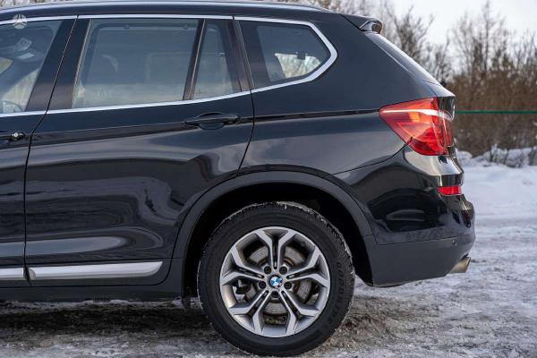 Melns BMW X3 2017 Viļņa, ar dzinēja tilpumu 2.00 L un nobraukumu 270 tūkst. km par 14500 €, foto 7 vietnē AUTOMOTO.COM.LV
