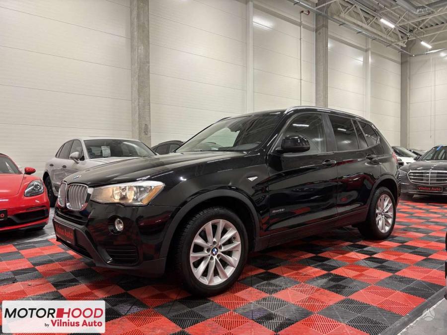 Melns BMW X3 2017 Viļņa, ar dzinēja tilpumu 2.00 L un nobraukumu 266 tūkst. km par 13700 €, foto 1 vietnē AUTOMOTO.COM.LV