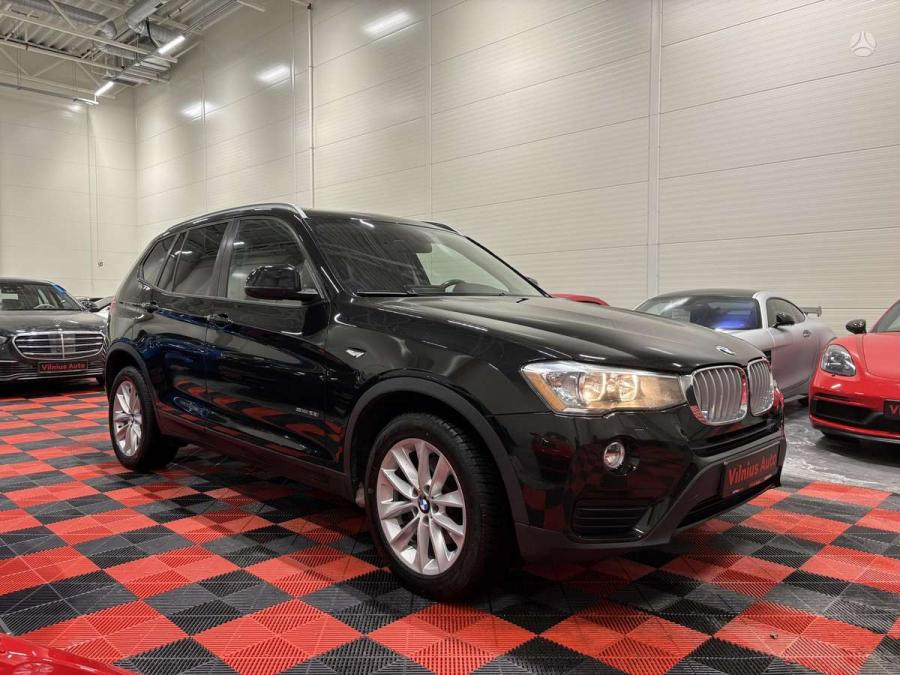 Melns BMW X3 2017 Viļņa, ar dzinēja tilpumu 2.00 L un nobraukumu 266 tūkst. km par 13700 €, foto 3 vietnē AUTOMOTO.COM.LV