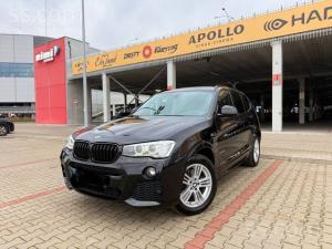 Black BMW X3 2017 in Vilnius, with an engine capacity of 2.00 L and mileage of 241 thousand km for 15000 €, photo  on AUTOMOTO.COM.LV