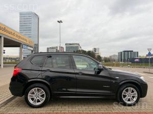 Black BMW X3 2017 in Vilnius, with an engine capacity of 2.00 L and mileage of 241 thousand km for 15000 €, photo 5 on AUTOMOTO.COM.LV