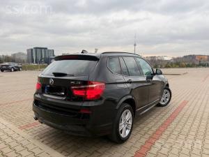 Black BMW X3 2017 in Vilnius, with an engine capacity of 2.00 L and mileage of 241 thousand km for 15000 €, photo 7 on AUTOMOTO.COM.LV