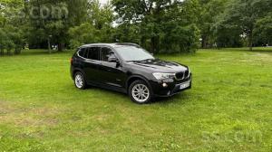 Melns BMW X3 2017 Rīga, ar dzinēja tilpumu 2.00 L un nobraukumu 240 tūkst. km par 15900 €, foto  vietnē AUTOMOTO.COM.LV