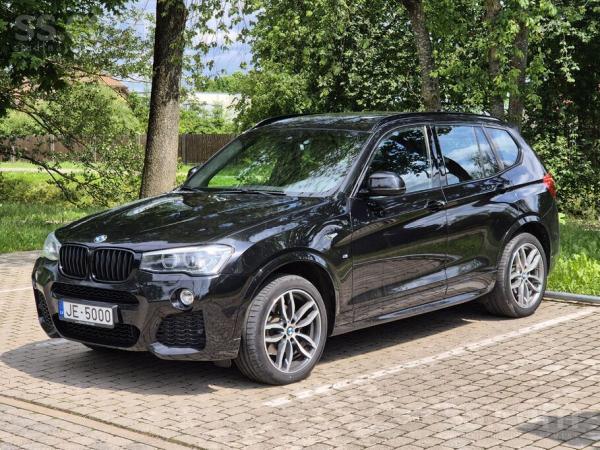 Melns BMW X3 2017 Rīga, ar dzinēja tilpumu 3.00 L un nobraukumu 210 tūkst. km par 19920 €, foto 1 vietnē AUTOMOTO.COM.LV
