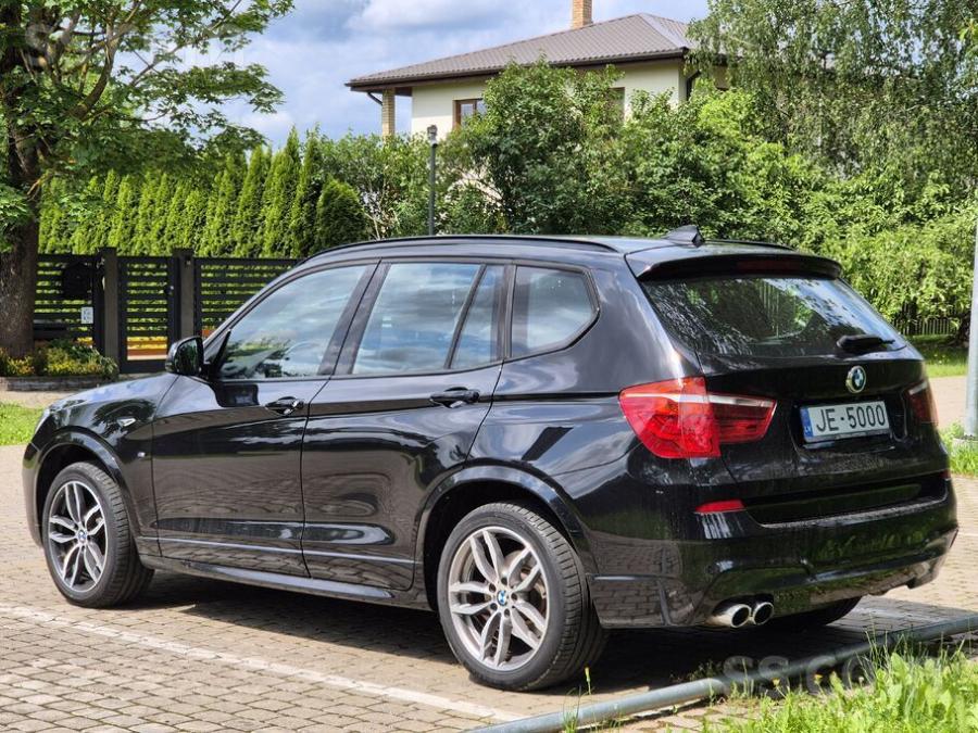 Melns BMW X3 2017 Rīga, ar dzinēja tilpumu 3.00 L un nobraukumu 210 tūkst. km par 19920 €, foto 3 vietnē AUTOMOTO.COM.LV