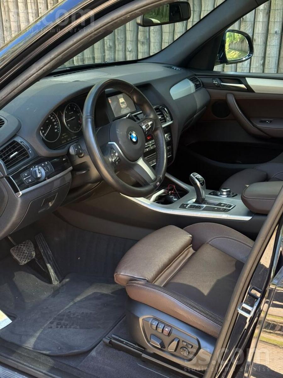 Melns BMW X3 2017 Rīga, ar dzinēja tilpumu 3.00 L un nobraukumu 254 tūkst. km par 17200 €, foto 8 vietnē AUTOMOTO.COM.LV