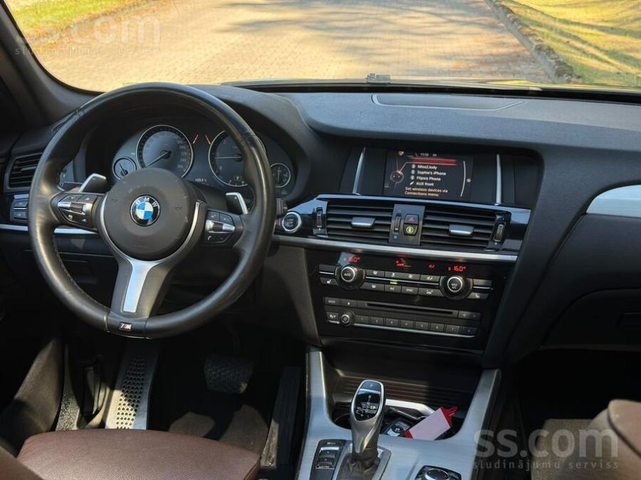 Melns BMW X3 2017 Rīga, ar dzinēja tilpumu 3.00 L un nobraukumu 254 tūkst. km par 17200 €, foto 9 vietnē AUTOMOTO.COM.LV