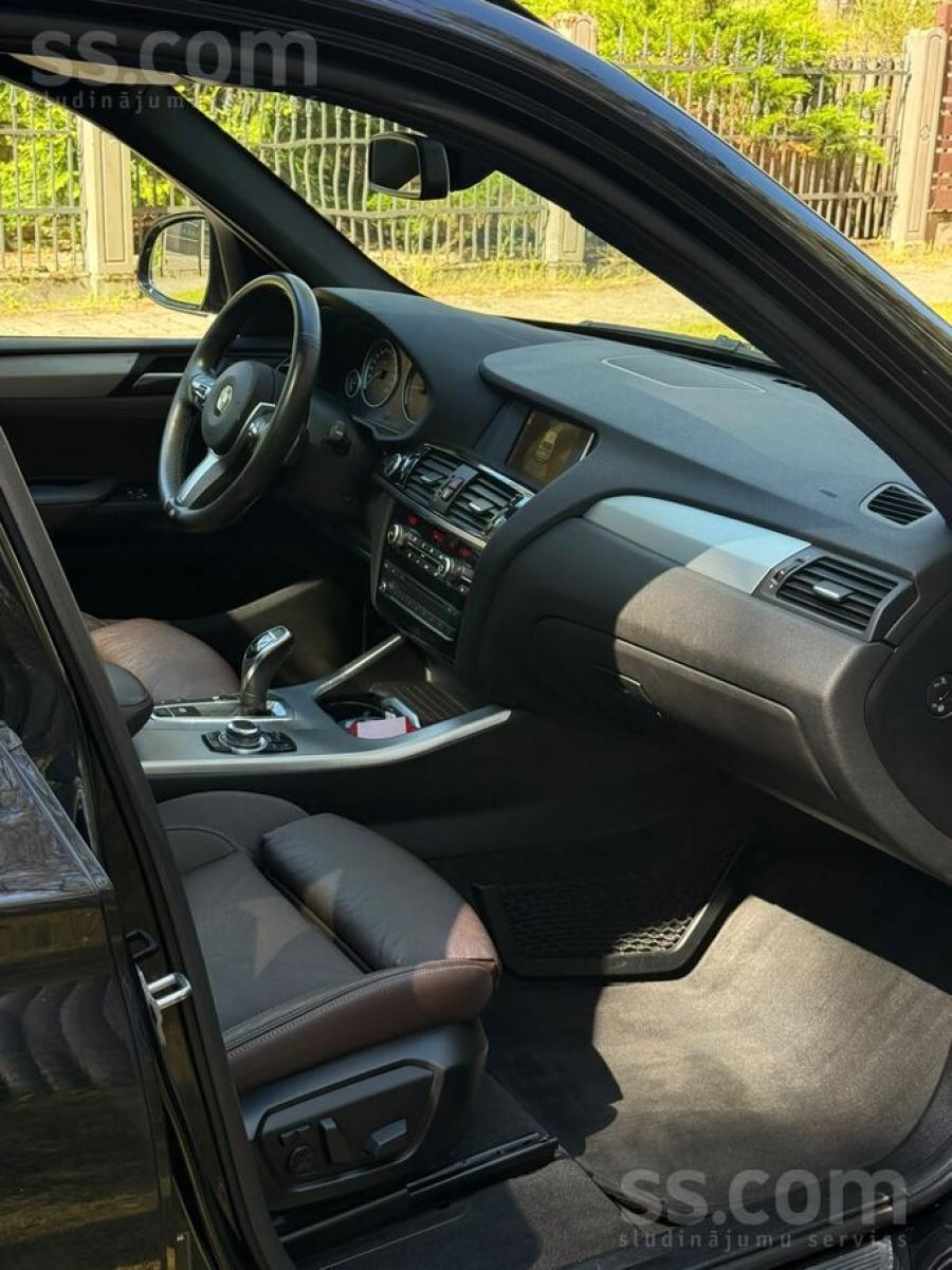 Melns BMW X3 2017 Rīga, ar dzinēja tilpumu 3.00 L un nobraukumu 254 tūkst. km par 17200 €, foto 11 vietnē AUTOMOTO.COM.LV