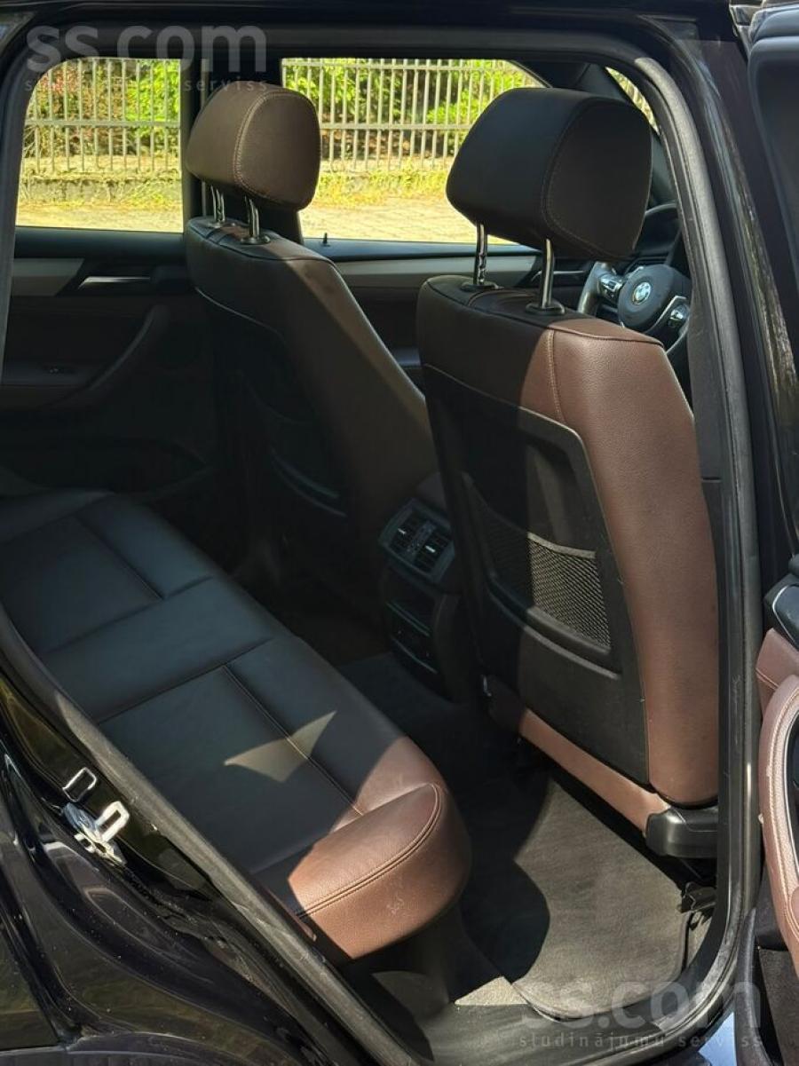 Melns BMW X3 2017 Rīga, ar dzinēja tilpumu 3.00 L un nobraukumu 254 tūkst. km par 17200 €, foto 12 vietnē AUTOMOTO.COM.LV