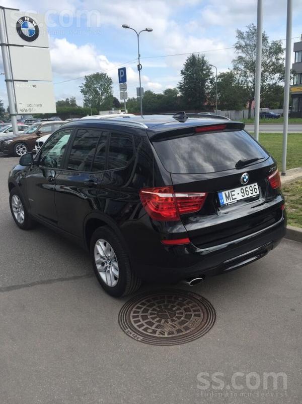 Melns BMW X3 2017 Rīga, ar dzinēja tilpumu 2.00 L un nobraukumu 127 tūkst. km par 18200 €, foto 4 vietnē AUTOMOTO.COM.LV