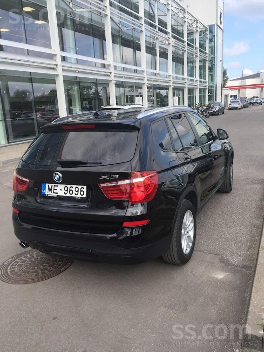 Melns BMW X3 2017 Rīga, ar dzinēja tilpumu 2.00 L un nobraukumu 127 tūkst. km par 18200 €, foto 4 vietnē AUTOMOTO.COM.LV