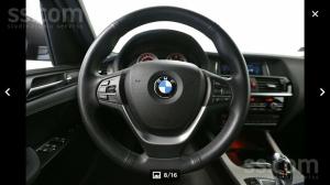 Melns BMW X3 2017 Rīga, ar dzinēja tilpumu 2.00 L un nobraukumu 127 tūkst. km par 18200 €, foto 6 vietnē AUTOMOTO.COM.LV