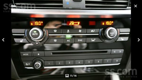Черный БМВ Х3 2017 в Рига, объемом двигателя 2.00 л и пробегом 127 тыс. км за 18200 €, фото 8 на AUTOMOTO.COM.LV