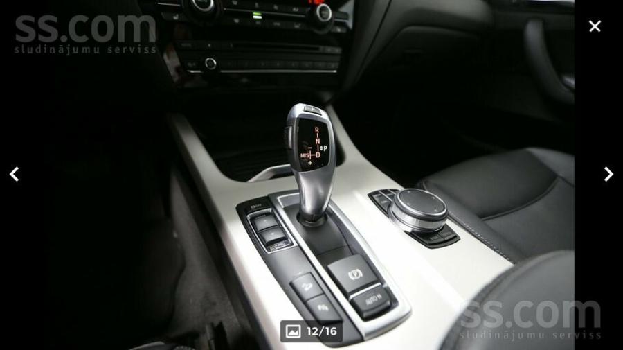 Melns BMW X3 2017 Rīga, ar dzinēja tilpumu 2.00 L un nobraukumu 127 tūkst. km par 18200 €, foto 10 vietnē AUTOMOTO.COM.LV