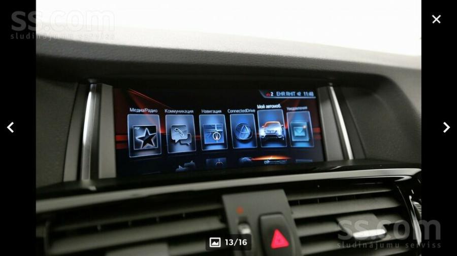 Melns BMW X3 2017 Rīga, ar dzinēja tilpumu 2.00 L un nobraukumu 127 tūkst. km par 18200 €, foto 11 vietnē AUTOMOTO.COM.LV