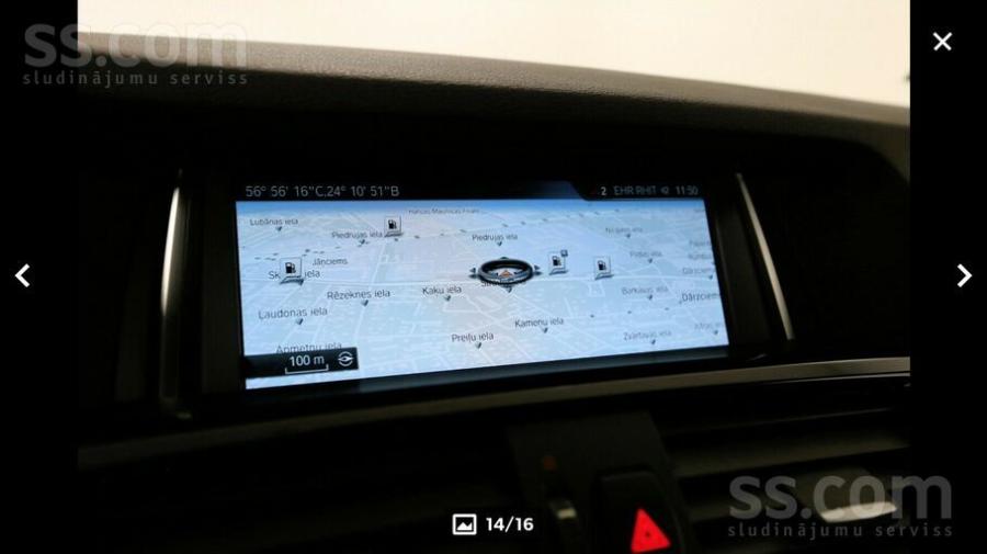 Melns BMW X3 2017 Rīga, ar dzinēja tilpumu 2.00 L un nobraukumu 127 tūkst. km par 18200 €, foto 12 vietnē AUTOMOTO.COM.LV