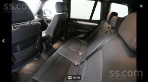 Melns BMW X3 2017 Rīga, ar dzinēja tilpumu 2.00 L un nobraukumu 127 tūkst. km par 18200 €, foto 14 vietnē AUTOMOTO.COM.LV