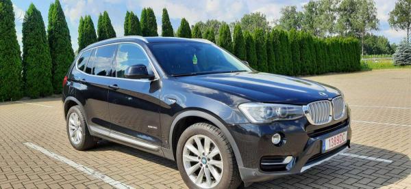 Black BMW X3 2017 in Vilnius, with an engine capacity of 2.00 L and mileage of 269 thousand km for 13700 €, photo 10 on AUTOMOTO.COM.LV