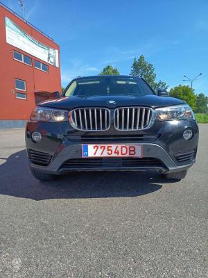 Black BMW X3 2017 in Klaipeda, with an engine capacity of 2.00 L and mileage of 178 thousand km for 11999 €, photo 4 on AUTOMOTO.COM.LV