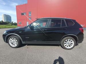 Black BMW X3 2017 in Klaipeda, with an engine capacity of 2.00 L and mileage of 178 thousand km for 11999 €, photo 6 on AUTOMOTO.COM.LV