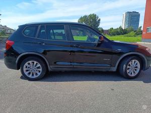 Black BMW X3 2017 in Klaipeda, with an engine capacity of 2.00 L and mileage of 178 thousand km for 11999 €, photo 7 on AUTOMOTO.COM.LV