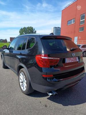 Black BMW X3 2017 in Klaipeda, with an engine capacity of 2.00 L and mileage of 178 thousand km for 11999 €, photo 9 on AUTOMOTO.COM.LV