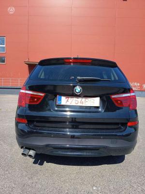 Black BMW X3 2017 in Klaipeda, with an engine capacity of 2.00 L and mileage of 178 thousand km for 11999 €, photo 10 on AUTOMOTO.COM.LV