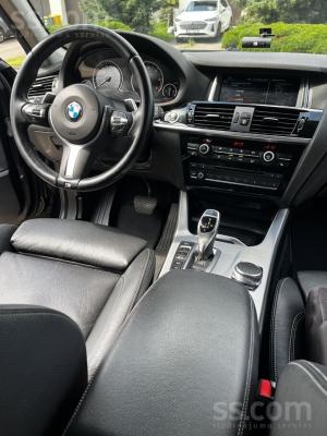 Black BMW X3 2017 in Riga, with an engine capacity of 3.00 L and mileage of 226 thousand km for 17200 €, photo 9 on AUTOMOTO.COM.LV