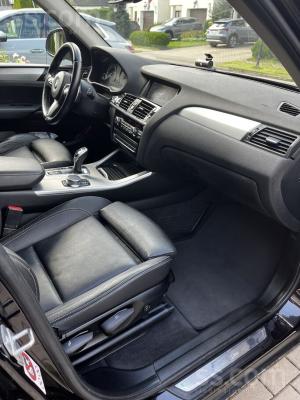 Black BMW X3 2017 in Riga, with an engine capacity of 3.00 L and mileage of 226 thousand km for 17200 €, photo 15 on AUTOMOTO.COM.LV