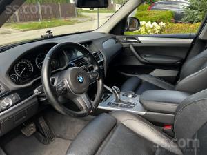 Black BMW X3 2017 in Riga, with an engine capacity of 3.00 L and mileage of 226 thousand km for 17200 €, photo 16 on AUTOMOTO.COM.LV
