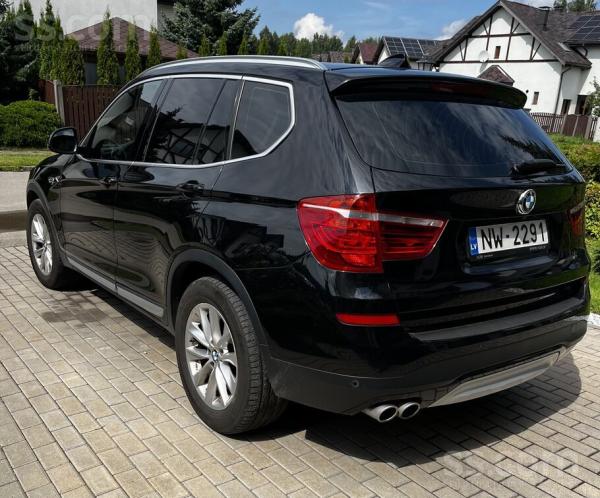 Melns BMW X3 2017 Rīga, ar dzinēja tilpumu 3.00 L un nobraukumu 226 tūkst. km par 17200 €, foto 2 vietnē AUTOMOTO.COM.LV