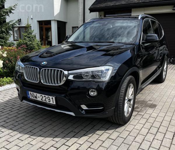 Melns BMW X3 2017 Rīga, ar dzinēja tilpumu 3.00 L un nobraukumu 226 tūkst. km par 17200 €, foto 3 vietnē AUTOMOTO.COM.LV