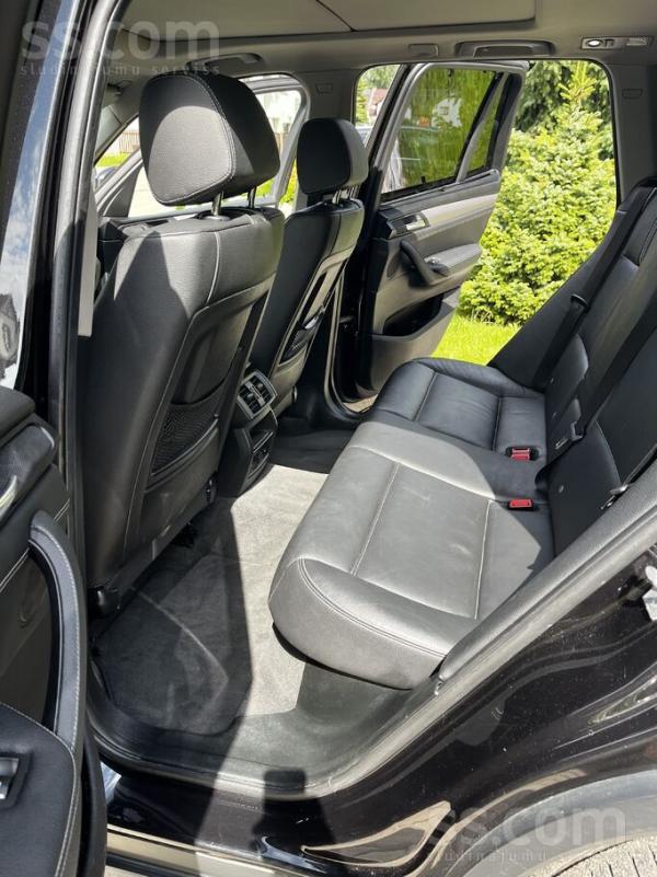 Melns BMW X3 2017 Rīga, ar dzinēja tilpumu 3.00 L un nobraukumu 226 tūkst. km par 17200 €, foto 7 vietnē AUTOMOTO.COM.LV