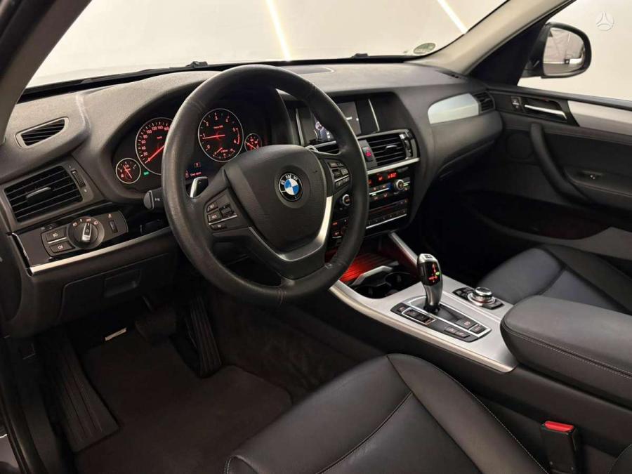 Melns BMW X3 2017 Marijampole, ar dzinēja tilpumu 2.00 L un nobraukumu 179 tūkst. km par 16850 €, foto 3 vietnē AUTOMOTO.COM.LV