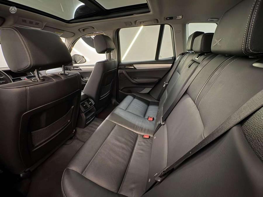 Melns BMW X3 2017 Marijampole, ar dzinēja tilpumu 2.00 L un nobraukumu 179 tūkst. km par 16850 €, foto 28 vietnē AUTOMOTO.COM.LV