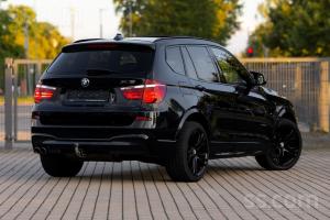 Black BMW X3 2017 in Riga, with an engine capacity of 3.00 L and mileage of 0 thousand km for 16900 €, photo 5 on AUTOMOTO.COM.LV