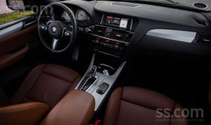 Black BMW X3 2017 in Riga, with an engine capacity of 3.00 L and mileage of 0 thousand km for 16900 €, photo 10 on AUTOMOTO.COM.LV