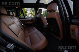 Black BMW X3 2017 in Riga, with an engine capacity of 3.00 L and mileage of 0 thousand km for 16900 €, photo 13 on AUTOMOTO.COM.LV