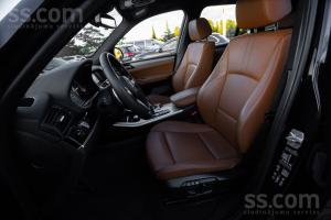 Black BMW X3 2017 in Riga, with an engine capacity of 3.00 L and mileage of 0 thousand km for 16900 €, photo 14 on AUTOMOTO.COM.LV
