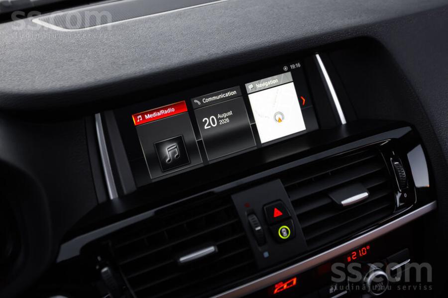 Black BMW X3 2017 in Riga, with an engine capacity of 3.00 L and mileage of 0 thousand km for 16900 €, photo 23 on AUTOMOTO.COM.LV