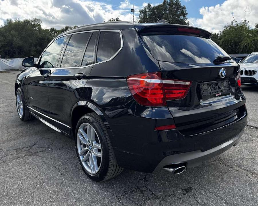 Black BMW X3 2017 in Panevezys, with an engine capacity of 2.00 L and mileage of 153 thousand km for 15500 €, photo 4 on AUTOMOTO.COM.LV