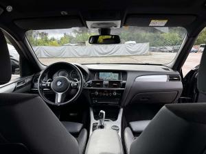 Black BMW X3 2017 in Panevezys, with an engine capacity of 2.00 L and mileage of 153 thousand km for 15500 €, photo 6 on AUTOMOTO.COM.LV
